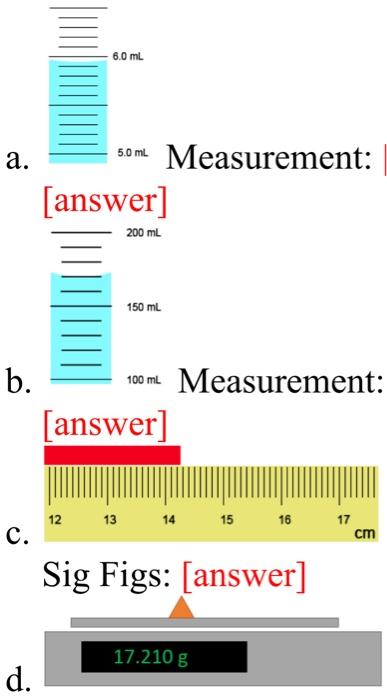 Solved Lab 1 - Measurements 1. Report the measurements to | Chegg.com