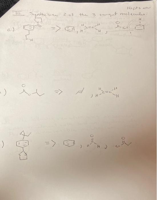 Iopts ca. 111 Sywthe bic 2 of the 3 torgut molecules: | Chegg.com