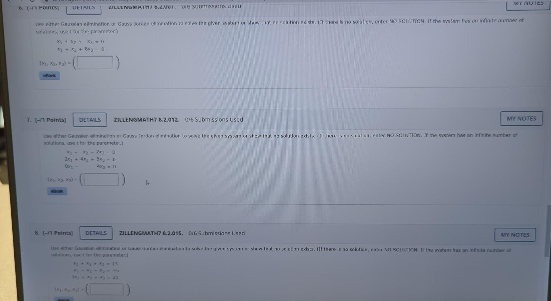 Solved solutions, use t for the parameter.) | Chegg.com