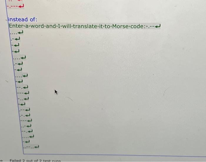 Solved 0.17 : Morse Code Converter Aorse code is a coide | Chegg.com