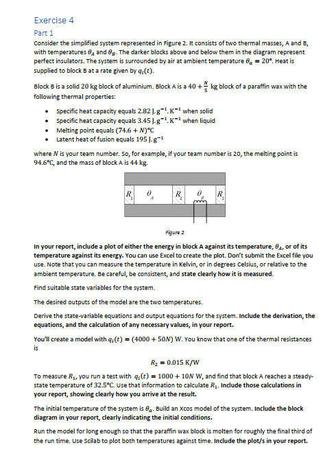 Solved Exercise 4Part 1Consider the simplified system | Chegg.com