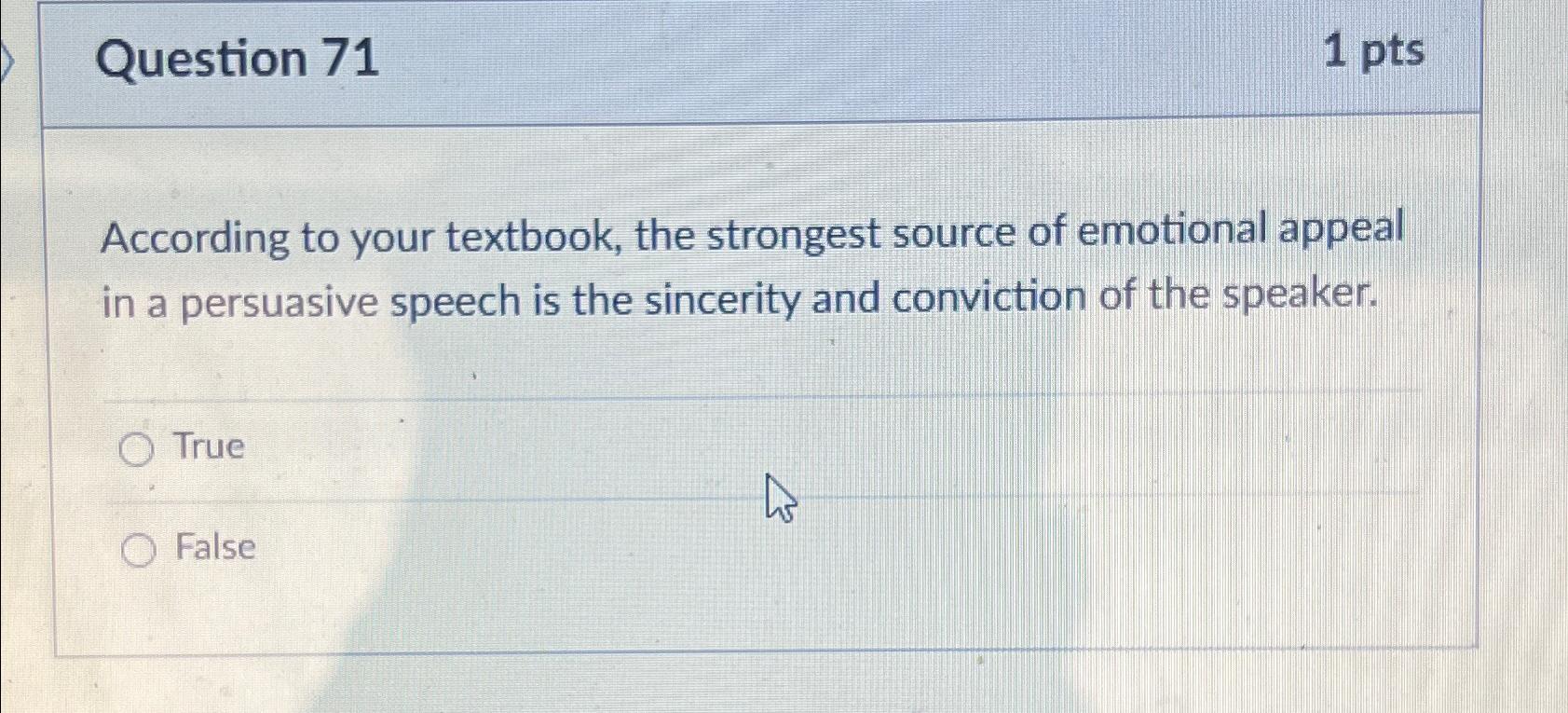Solved Question 711 ﻿ptsAccording to your textbook, the | Chegg.com