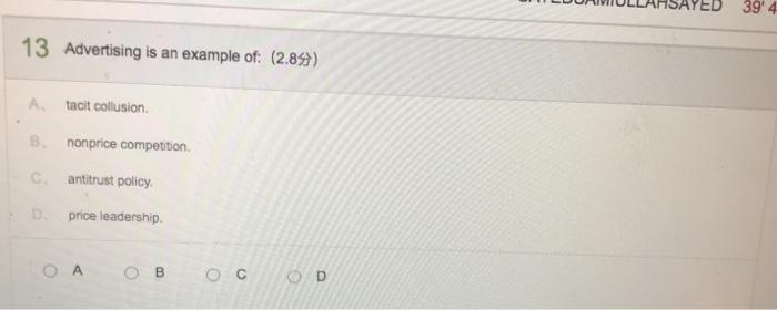 Solved 11 A monopolist responds to a decrease in demand by | Chegg.com