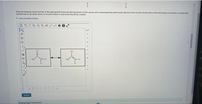 Solved Draw all boxes, reaction arrows, and resonance | Chegg.com