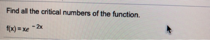 Solved Find all the critical numbers of the function. | | Chegg.com