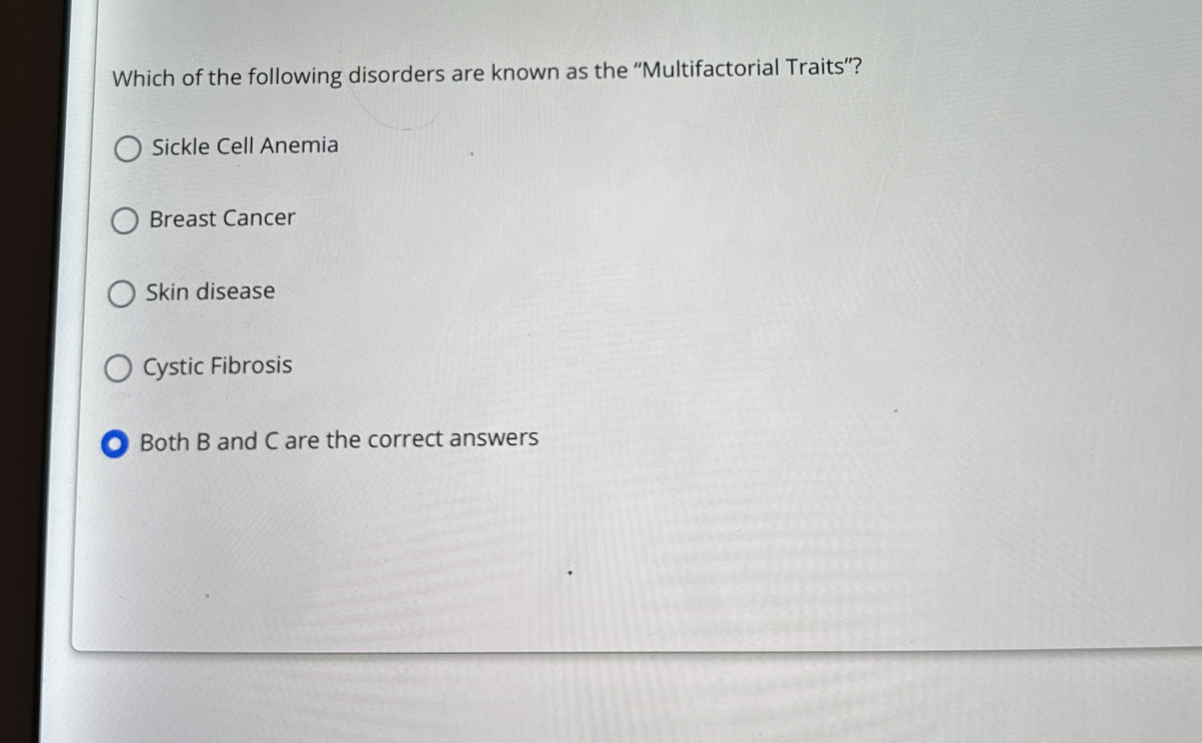 Solved Which of the following disorders are known as the | Chegg.com