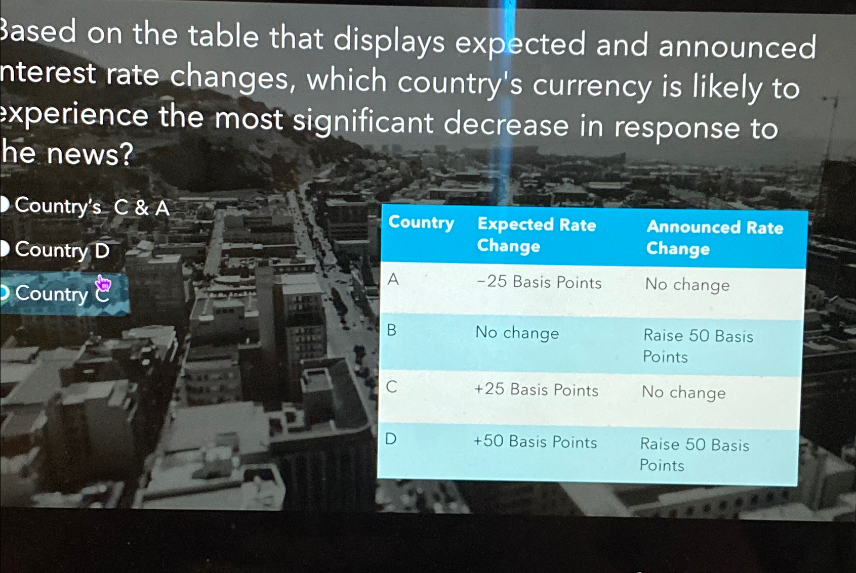 Solved 3ased on the table that displays expected and | Chegg.com