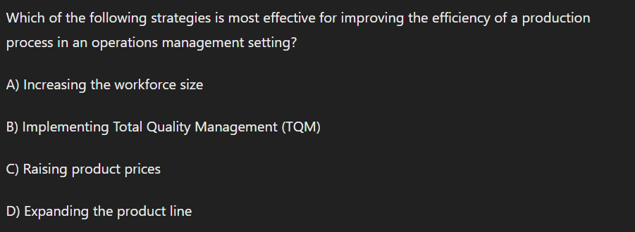 Solved Which of the following strategies is most effective | Chegg.com