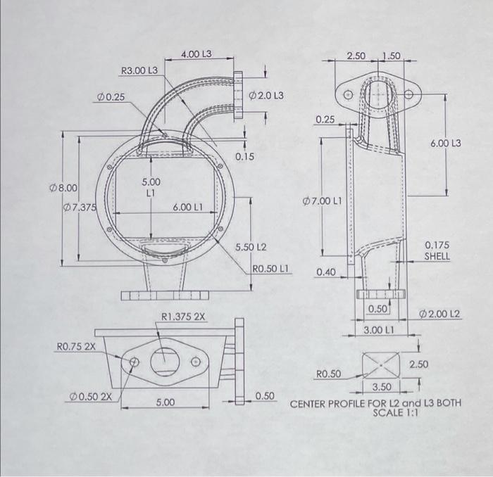 Solved Part 4 - Water Meter Housing (in): (a) Create Part 4 | Chegg.com