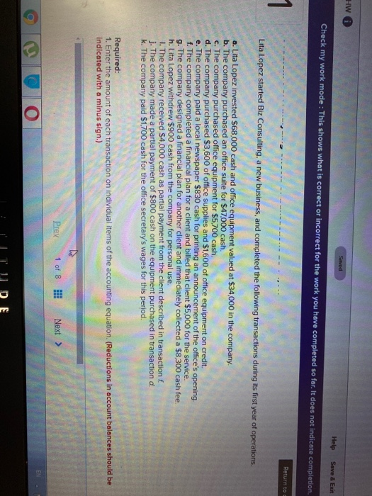Solved Saved Help Save & Exit Check my work mode : This | Chegg.com