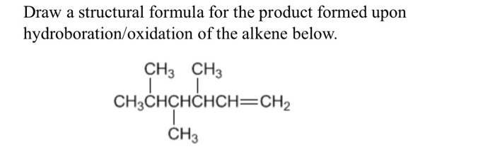 Solved Draw a structural formula for the product formed upon | Chegg.com