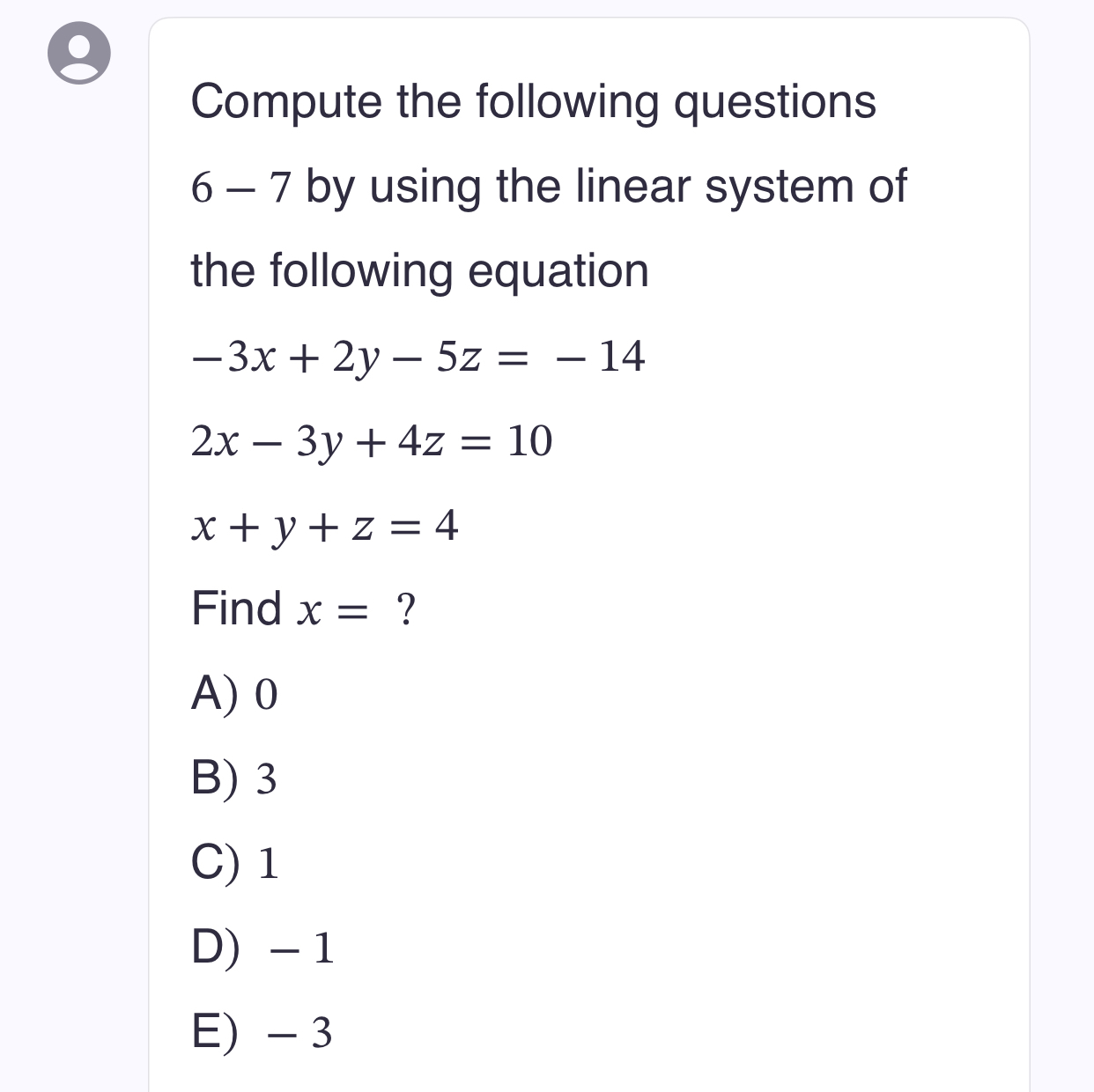 Solved θCompute the following questions 6-7 ﻿by using the | Chegg.com