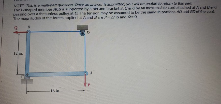 Solved NOTE: This is a multi part question. Once an answer | Chegg.com