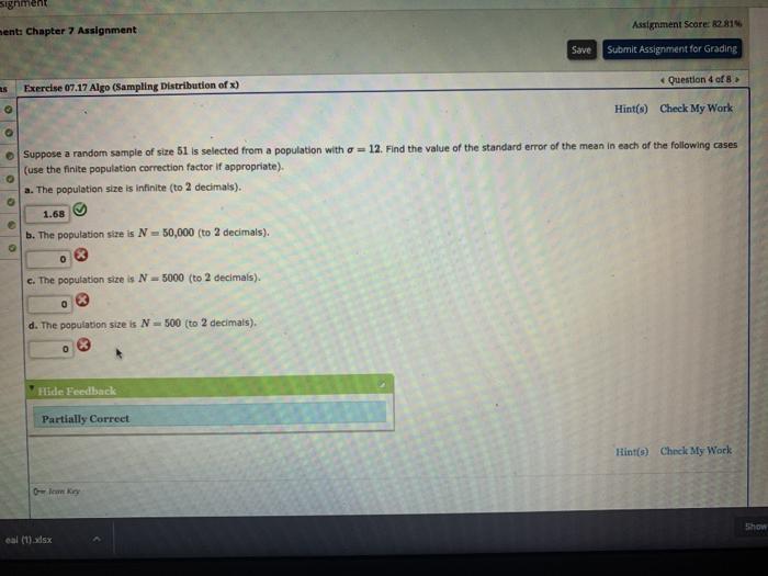 Solved signment ment: Chapter 7 Assignment Assignment Score: | Chegg.com