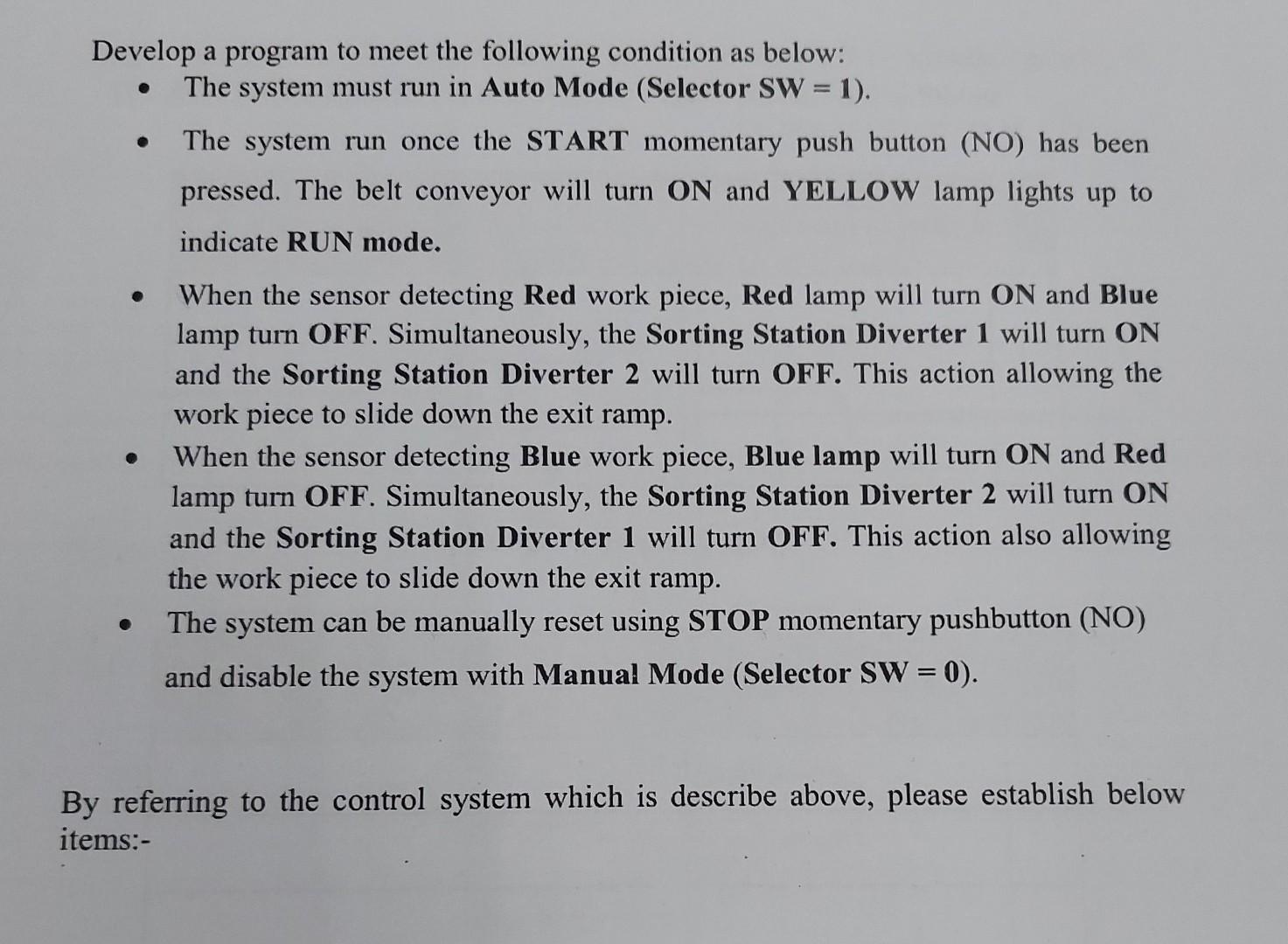 Solved Develop a program to meet the following condition as | Chegg.com