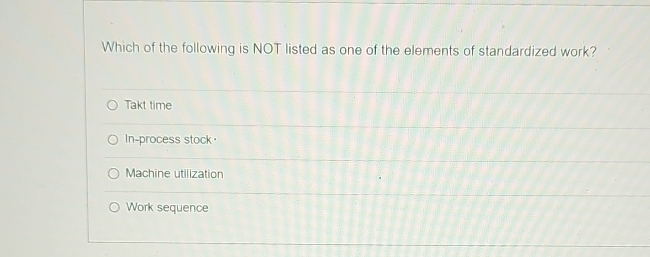 Solved Which of the following is NOT listed as one of the | Chegg.com