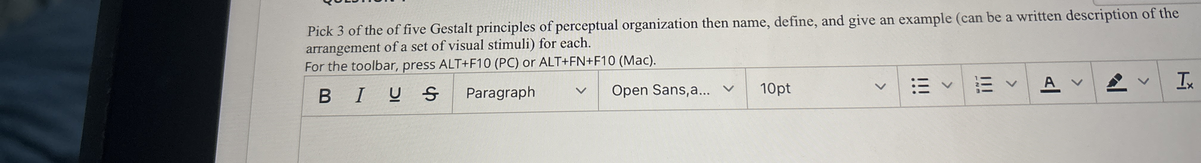Solved Pick 3 ﻿of the of five Gestalt principles of | Chegg.com