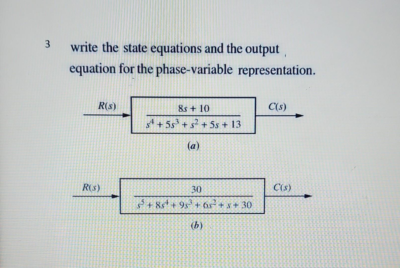 Solved write the state equations and the output equation for | Chegg.com