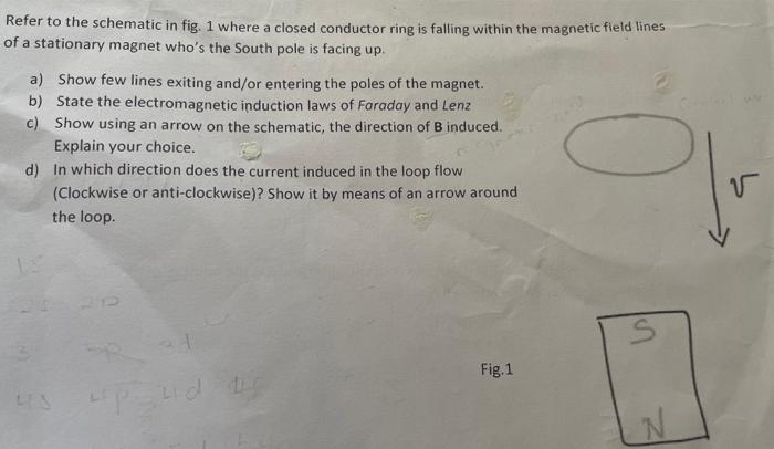 Solved Refer to the schematic in fig. 1 where a closed | Chegg.com