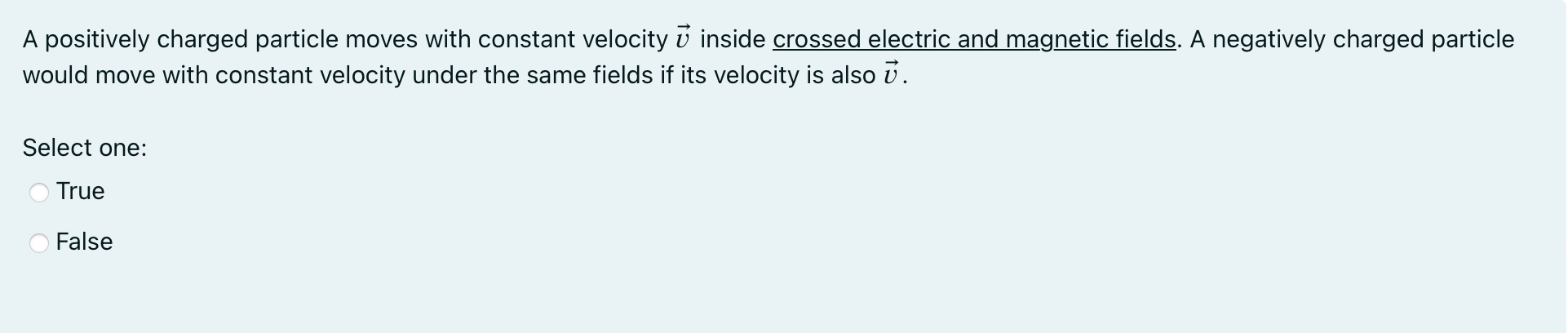Solved A positively charged particle moves with constant | Chegg.com