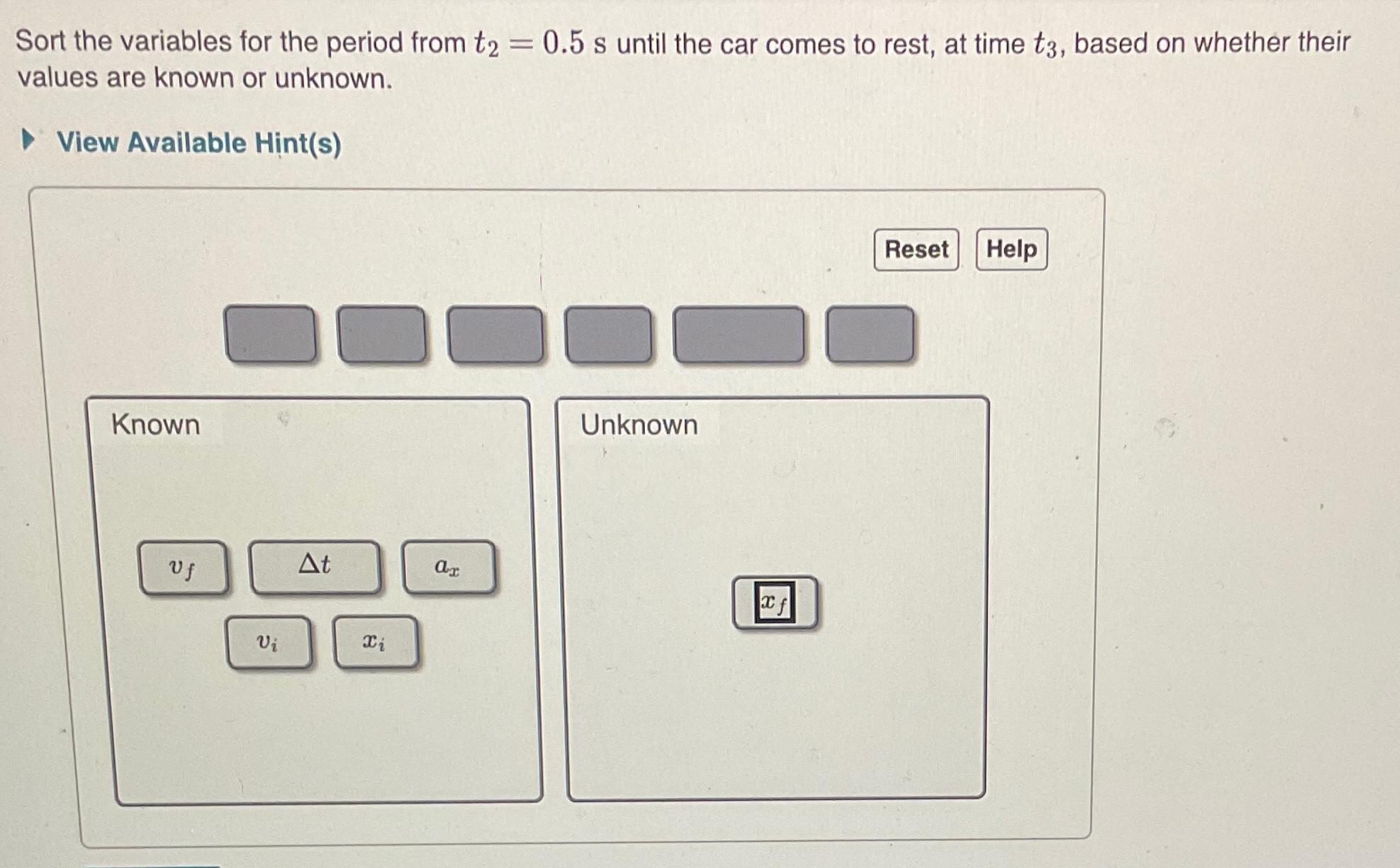 Solved Sort the variables for the period from t2=0.5s ﻿until | Chegg.com
