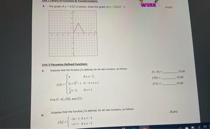 Solved 1. Algebraically determine whether the following | Chegg.com