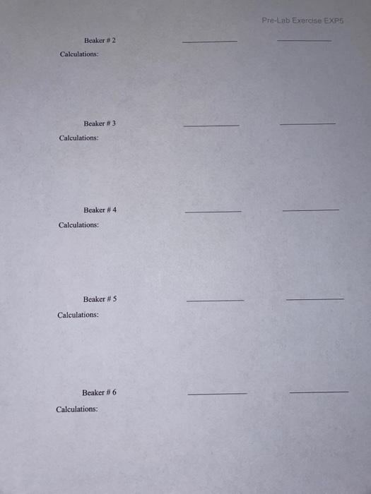 Solved Name: CHEM 1412 Section Partner: Date: Experiment 5: | Chegg.com