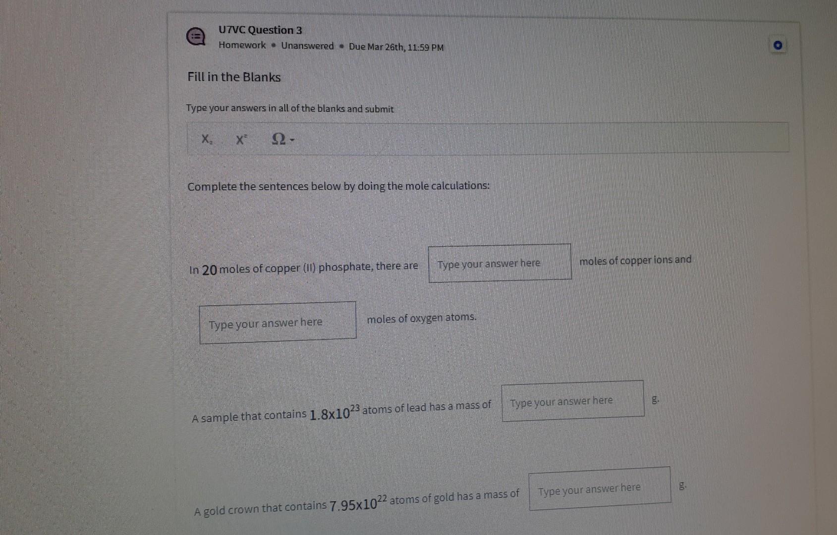 Solved UTVC Question 3 Homework "Unanswered Due Mar26th, | Chegg.com