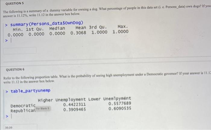 Solved The following is a summary of a dummy variable for | Chegg.com