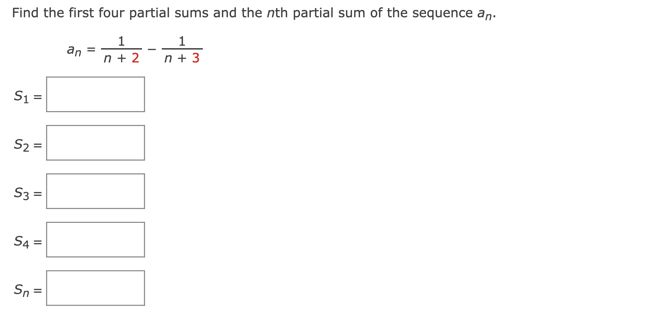 Solved Find The First Four Partial Sums And The Nth Partial 9651