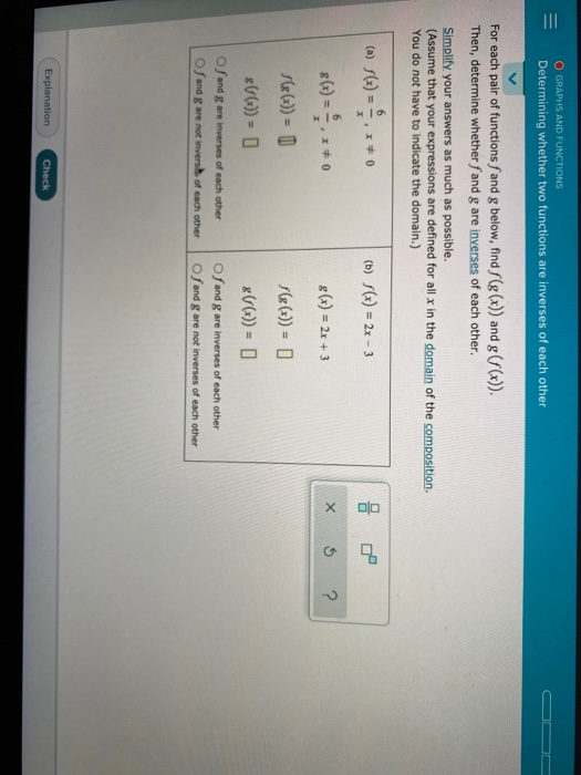 Solved Ographs And Functions Determining Whether Two 2243