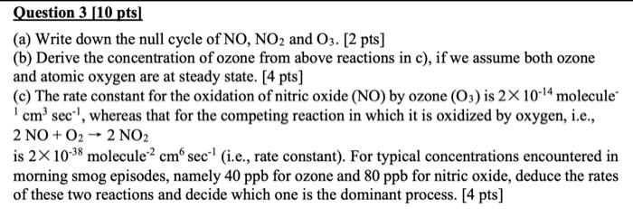 Question 3 [10 pts (a) Write down the null cycle of | Chegg.com