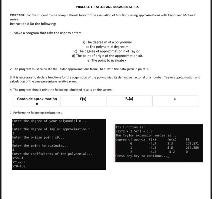 Write The Following Program In C Code That Solves 