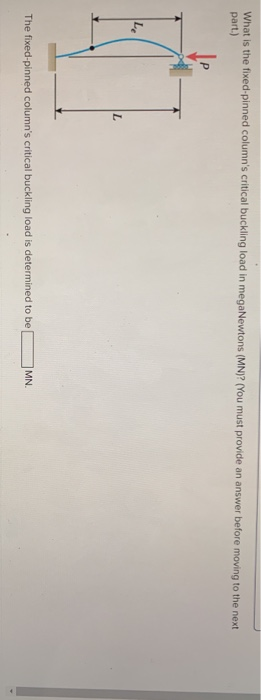 Solved Required information Euler's buckling formula can be | Chegg.com