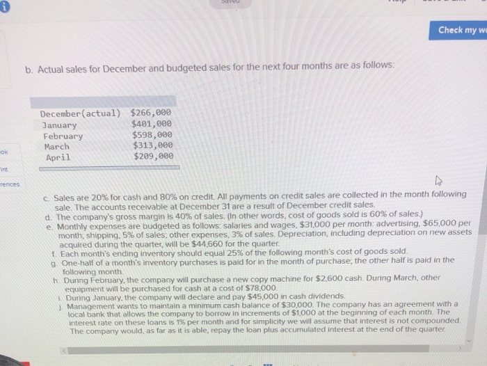Solved Saved Help Save & Exit Check m Problem 8-31 | Chegg.com