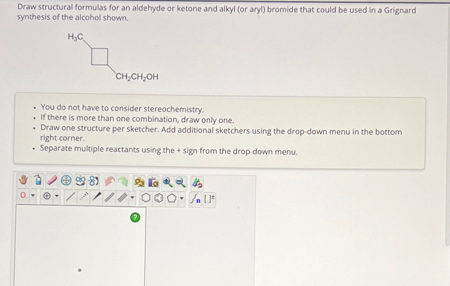 Solved Draw structural formulas for an aldehyde or ketone | Chegg.com