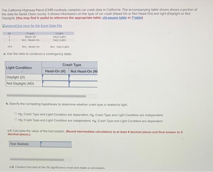Solved The California Highway Patrol (CHP) routinely | Chegg.com
