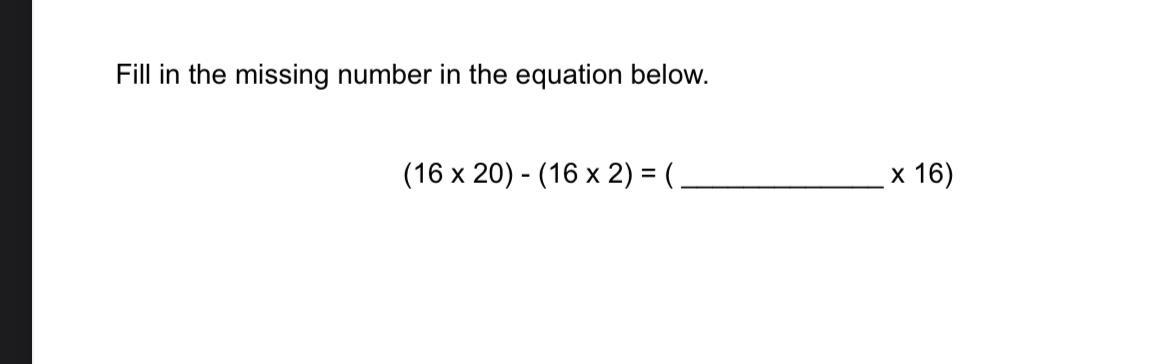 Solved Fill in the missing number in the equation | Chegg.com