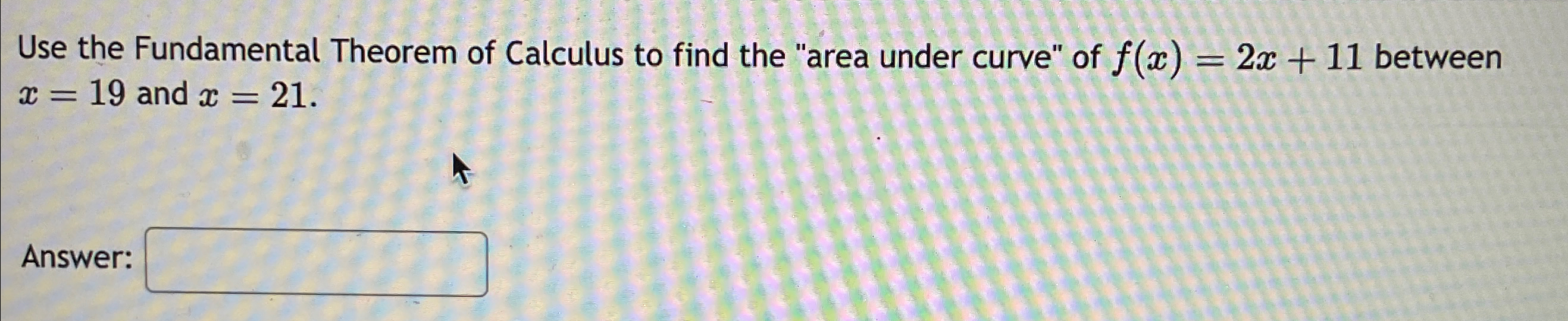 Solved Use the Fundamental Theorem of Calculus to find the | Chegg.com