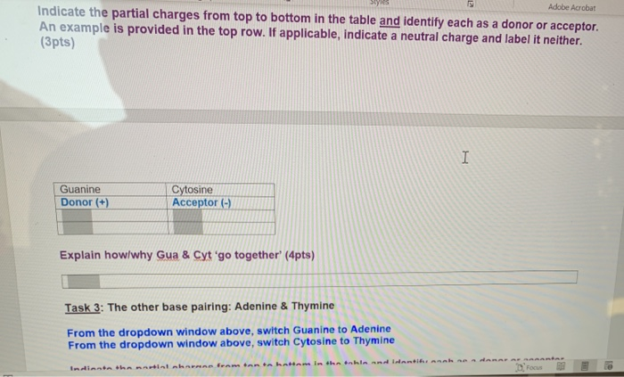 Solved Signa Font Paragraph Styles Adobe Acrobat 2 **Note | Chegg.com