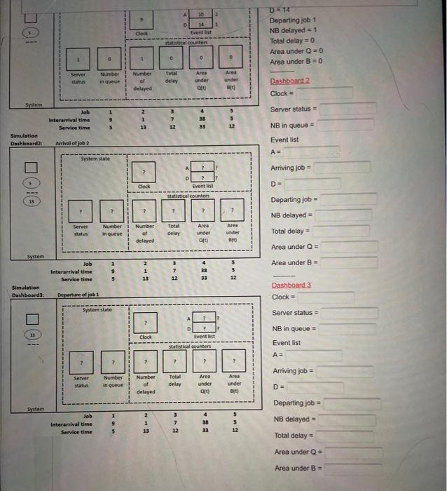 Simulation by hand Fill in the blanks with adequate | Chegg.com
