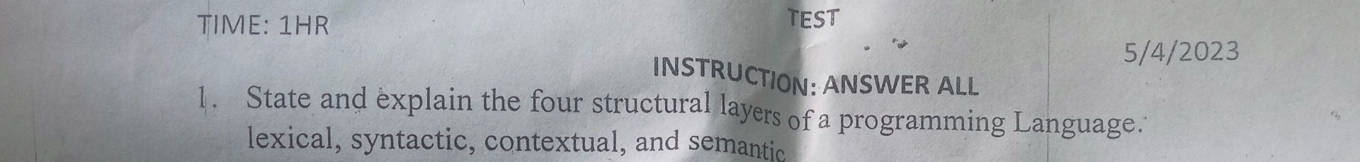 Solved State and explain the four structural layers of a | Chegg.com