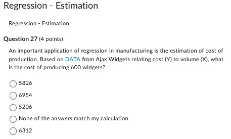 Solved Question 27 (4 ﻿points)An important application of | Chegg.com