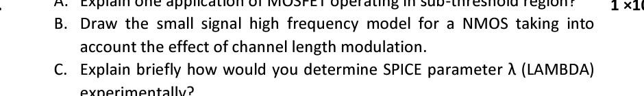 Solved E. Sketch the stick diagram of 2 input NOR gate in | Chegg.com