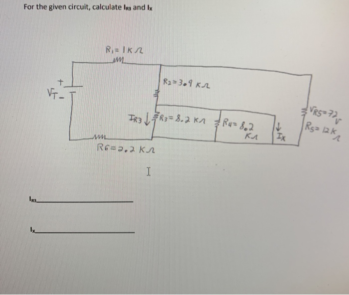 Solved For the given circuit, calculate Ixa and lx Ri= 1K2 | Chegg.com
