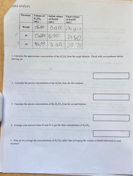 Data analysis 1. Calculate the approximate | Chegg.com