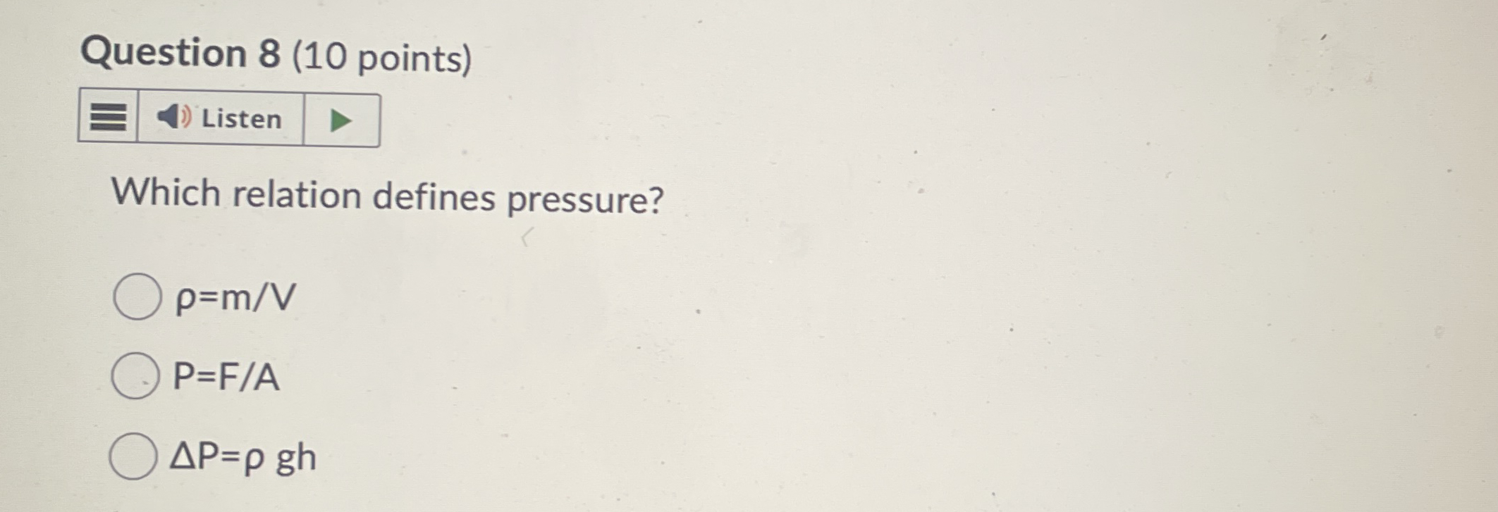 Solved Question 8 (10 ﻿points)ListenWhich relation defines | Chegg.com