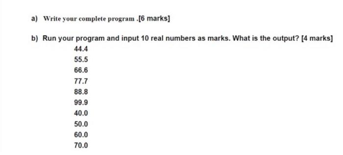 Solved Write a Java program to implement the flowing | Chegg.com