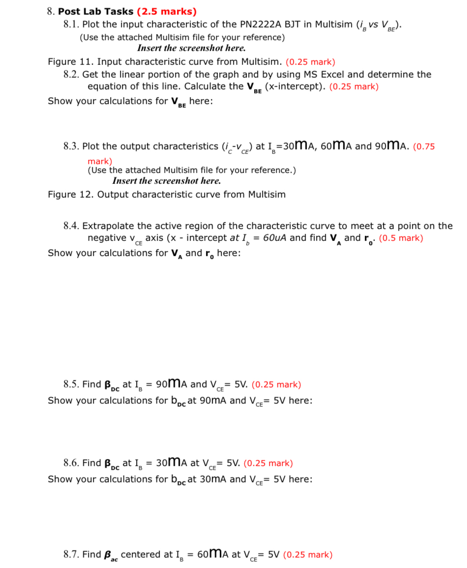 Solved Post Lab Tasks (2.5 ﻿marks)8.1. ﻿Plot the input | Chegg.com