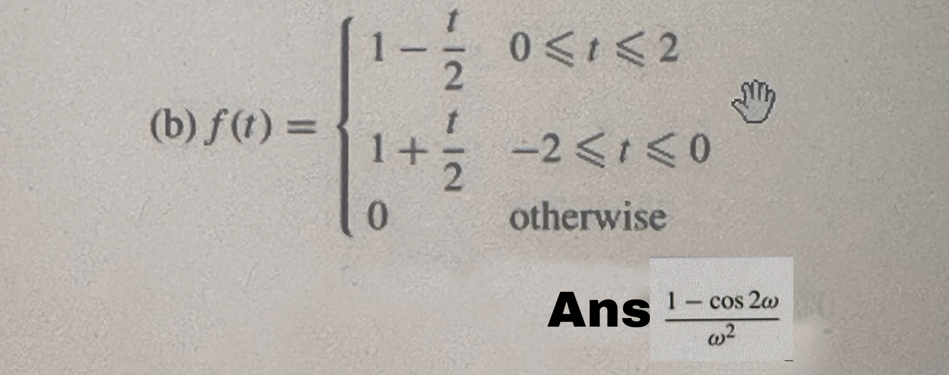 Solved Find Fourier